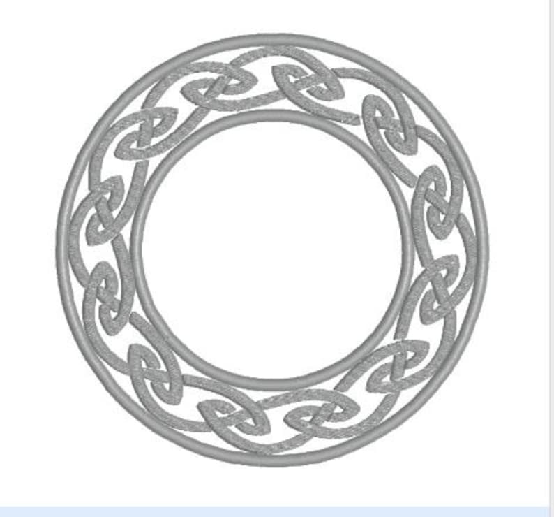Machine Embroidery Design Celtic Infinity Circle Symbol Great - Etsy