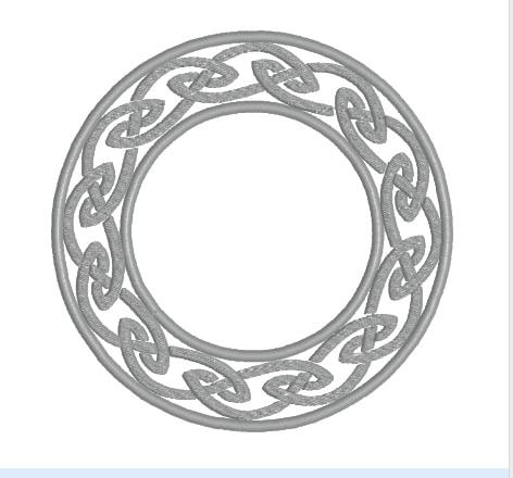 Machine Embroidery Design Celtic Infinity Circle Symbol Great - Etsy