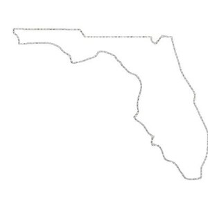 Embroidery Design FLORIDA State 3 Files (applique, Triple Stitch ...