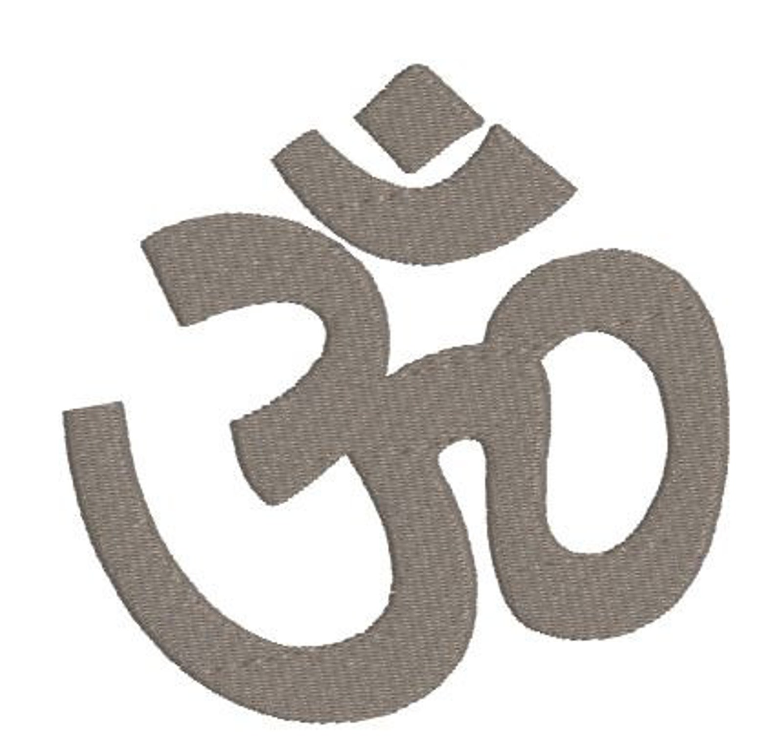 Machine Two Designs Om Aum Symbol Filled and Applique great | Etsy