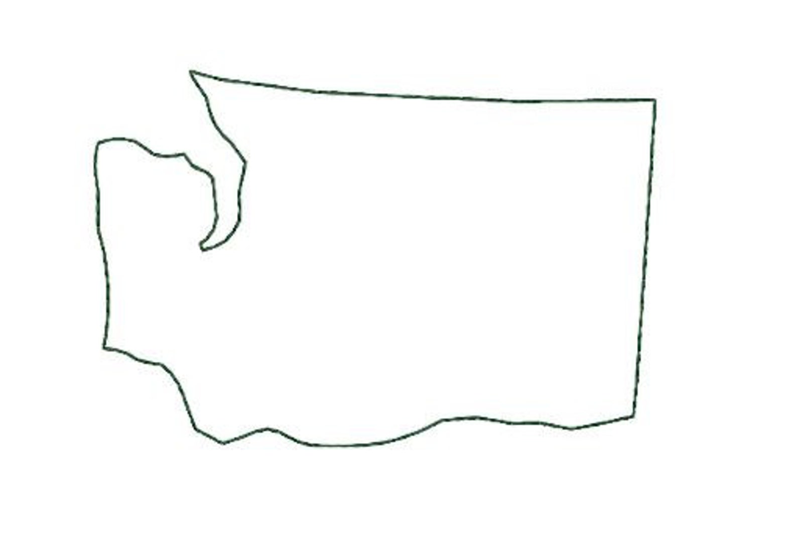 Embroidery Design WASHINGTON State 3 Files applique Triple - Etsy
