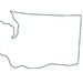 Embroidery Design WASHINGTON State 3 Files (applique, Triple Stitch ...