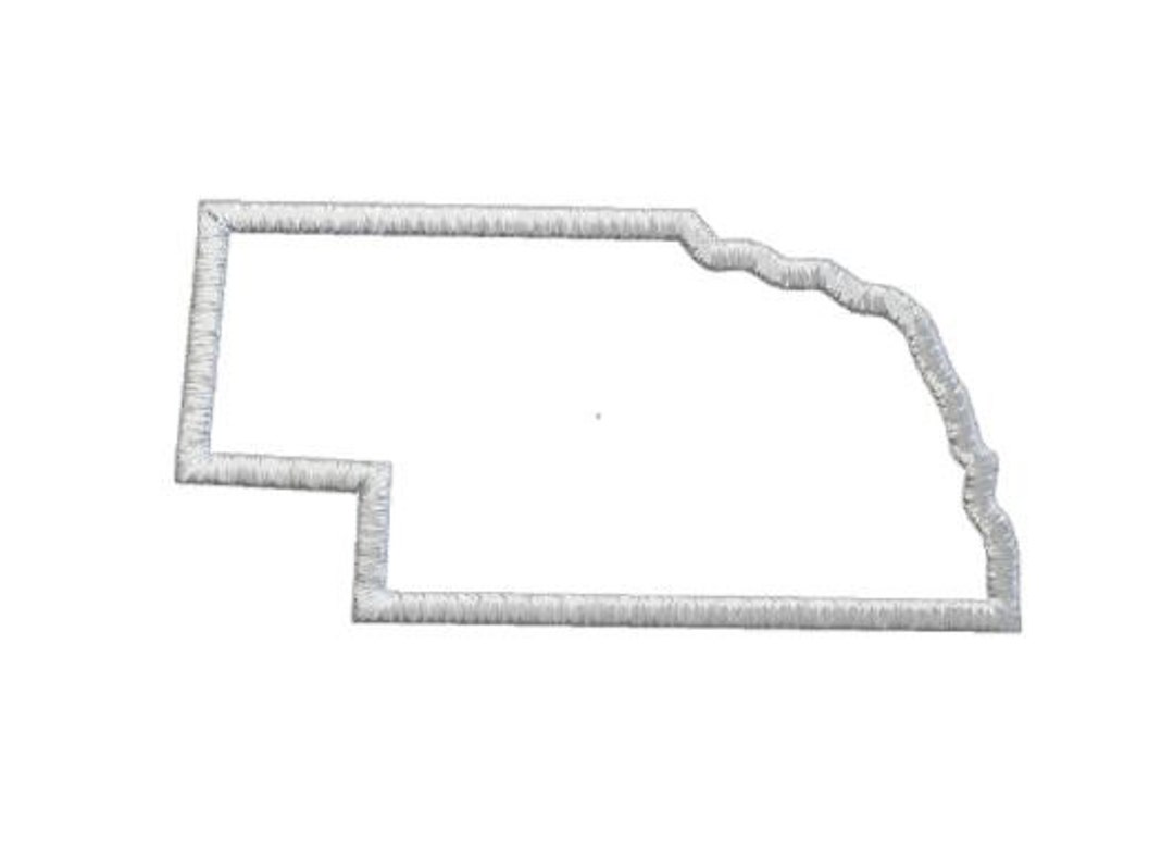 Embroidery Design NEBRASKA State 3 Files (applique, Triple Stitch ...