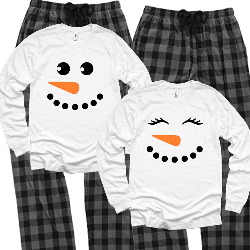 Snowman Pajamas - Etsy