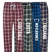 Football Flannel Pants, Gridiron Team Spirit Flannel Pajamas ...