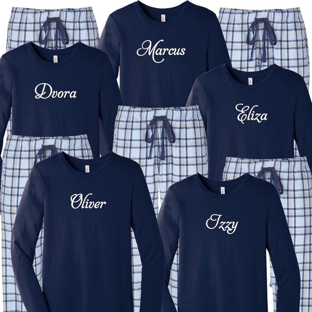 Personalized Family Matching Hanukkah Pajamas, Matching Holiday Hanukah ...