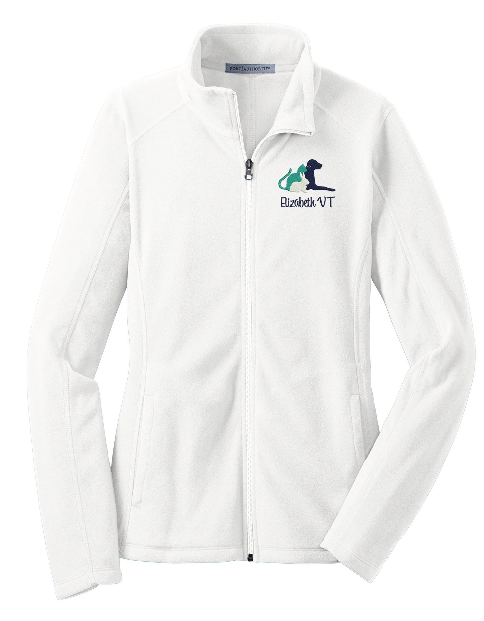 Vet Tech Light Weight Fleece Jacket, Vet Tech Apparel, Personalized ...