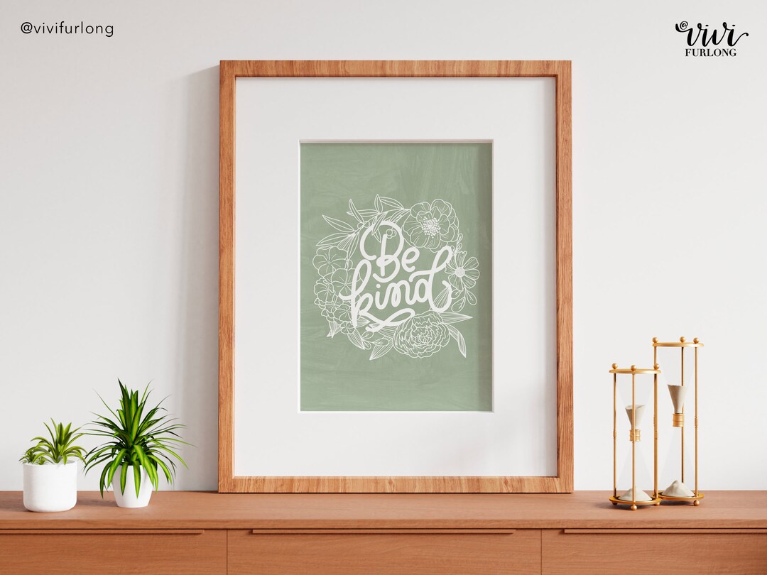 Be Kind Printable | Digital Download | Christian Print | Digital DIY ...