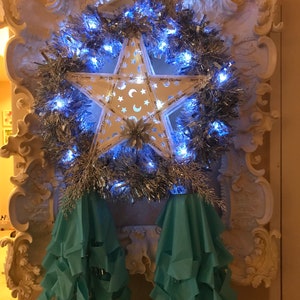 Traditional Philippine Light Blue Parol Lantern Paskong Pinoy 8 Light ...