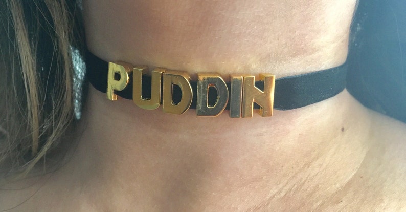 PUDDIN Harley Quinn Choker - Etsy