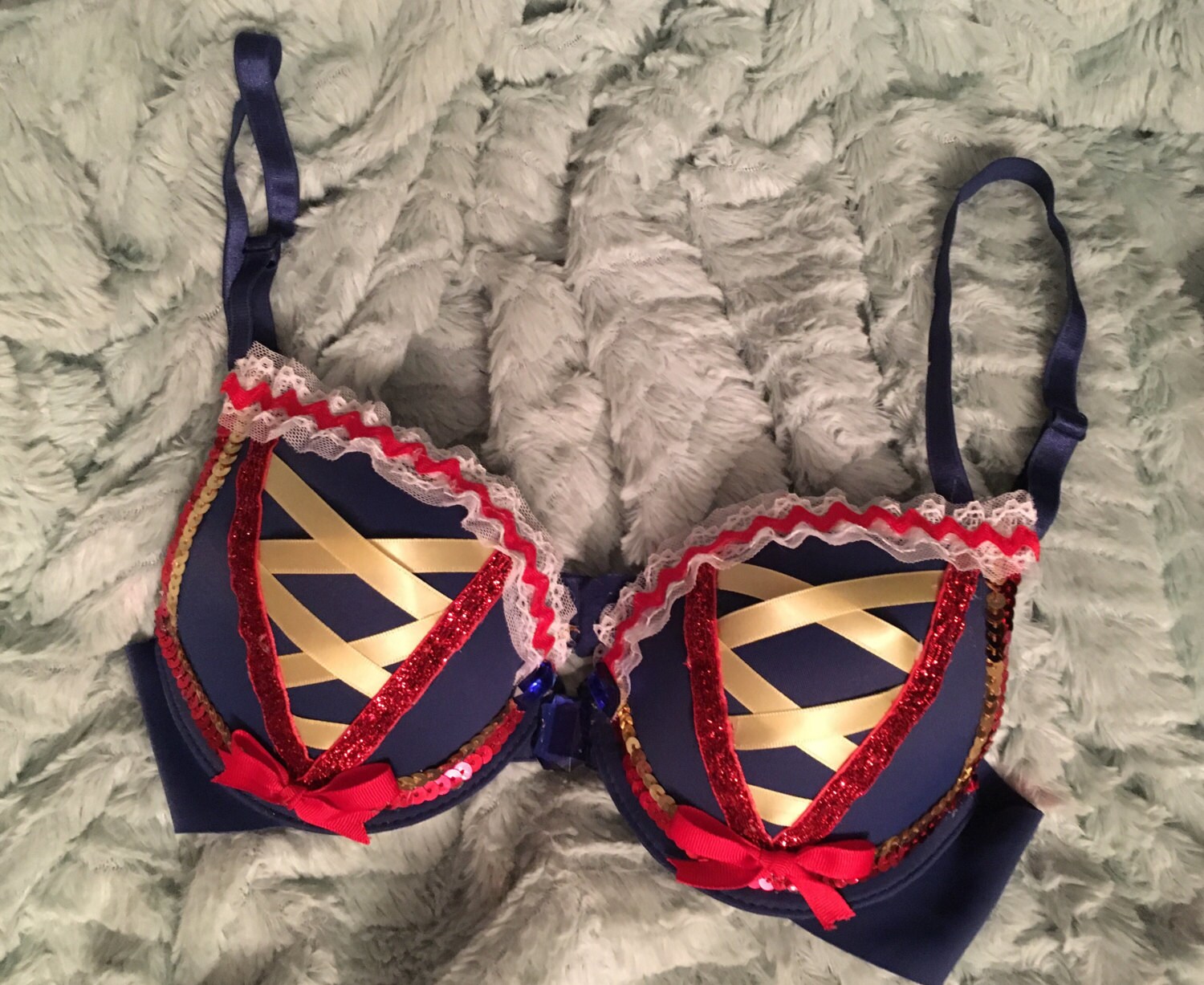 Snow White Inspired Bra - Etsy