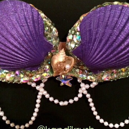 Mermaid Bra Ravewear Costume Bra Only | Etsy