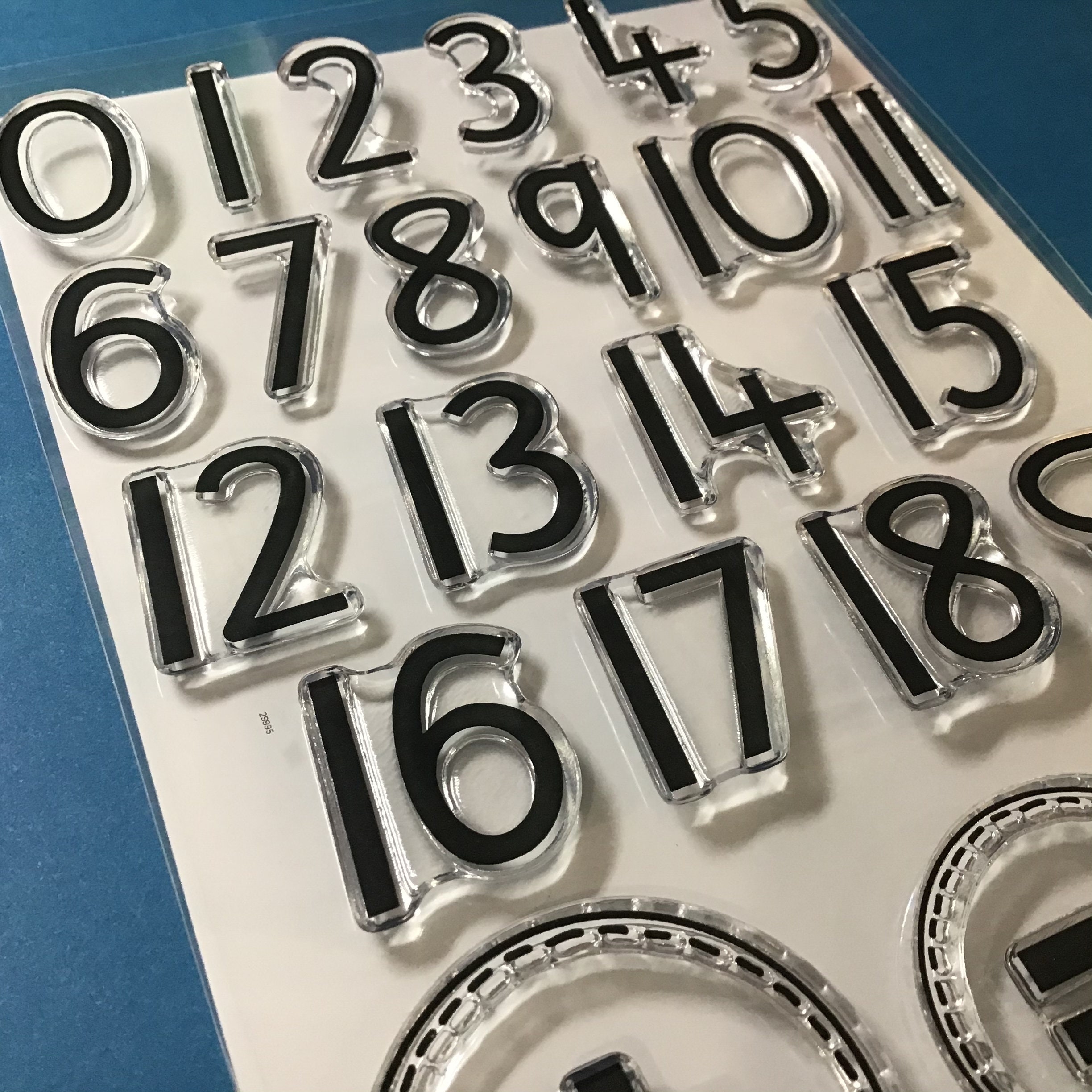 Numbers Clear Stamps Numbers to 20 Teacher Stamps Addition and ...