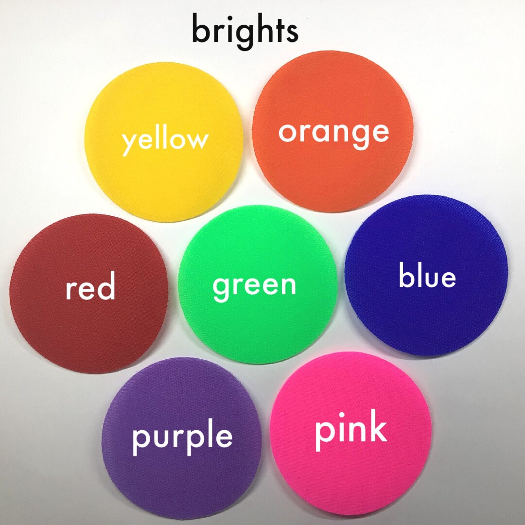 Velcro Mat Spots - BRIGHTS - Choose Your Quantity and Colours! - Carpet ...