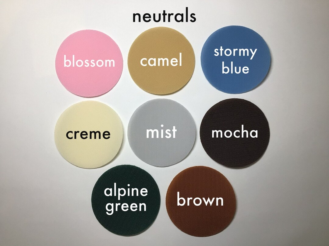 Velcro Mat Spots NEUTRALS Choose Your Quantity and Colours Carpet Place ...