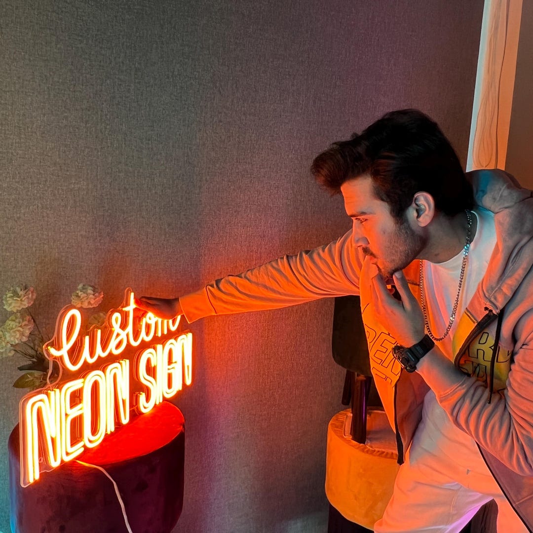 Custom Neon LED Sign, Neon Sign, Aesthetic Custom Neon Signs , Led Neon ...