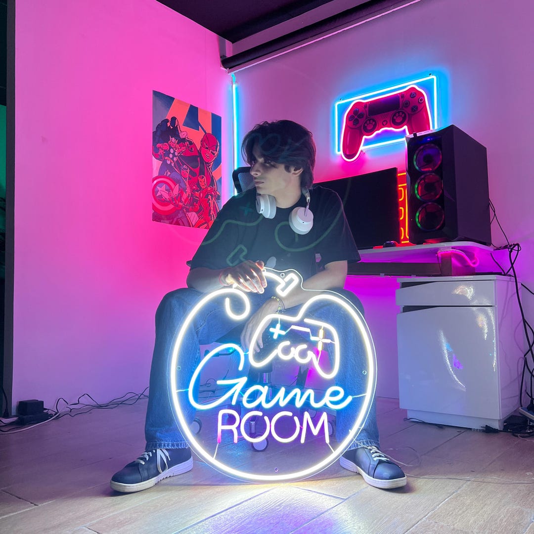 Custom Neon Game Room Sign | Personalized Neon Sign | LED Neon Sign ...
