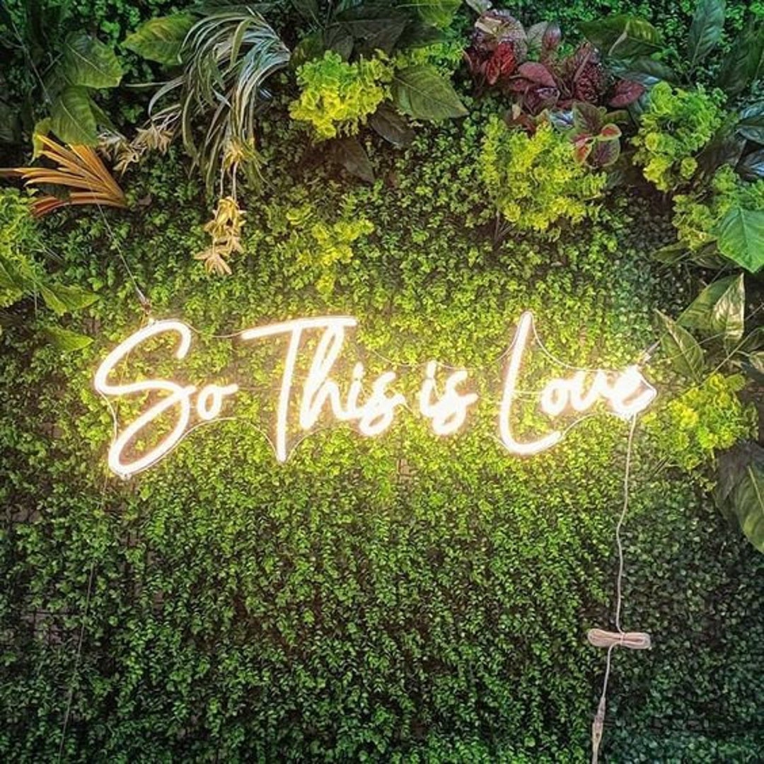 Custom Aesthetic Neon Sign Neon Sign Wedding Neon Sign LED Neon Sign ...