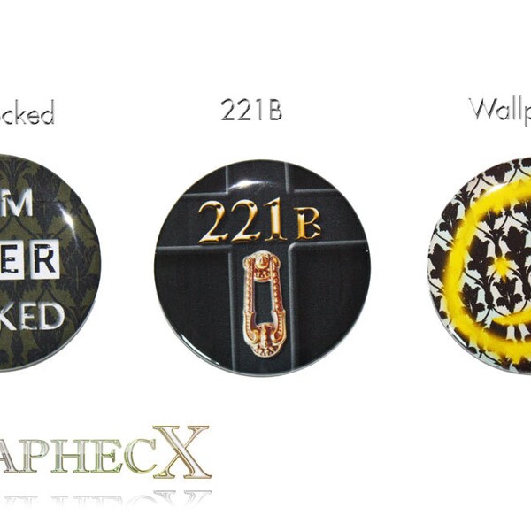 Sherlock Pin - Etsy