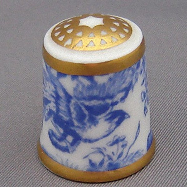 Royal Crown Derby Thimble Art Deco - Etsy