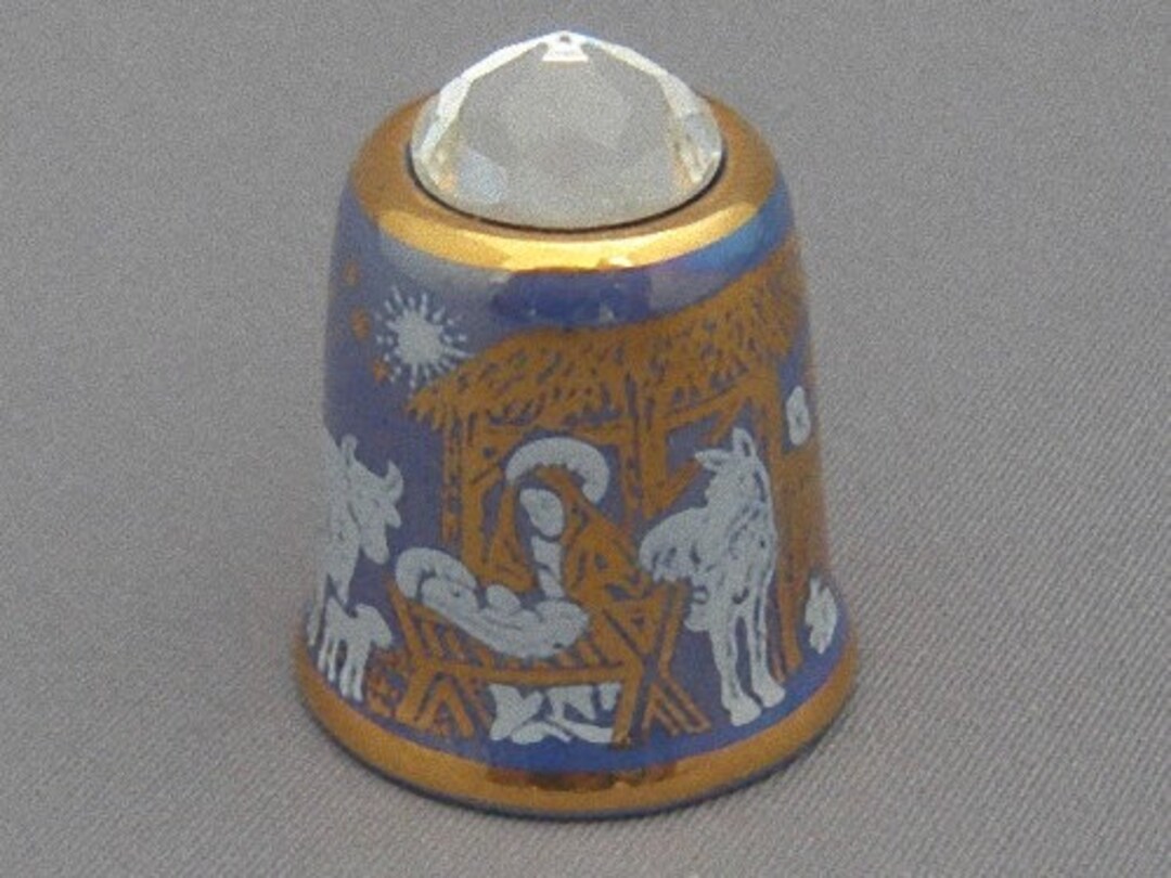 Sutherland Jewelled Thimble Nativity Set, the Stable - Etsy