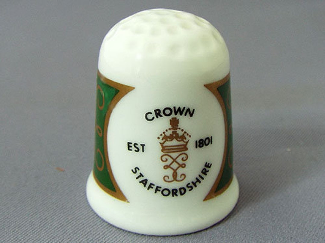 WGPH Hallmark Thimble Crown Staffordshire - Etsy
