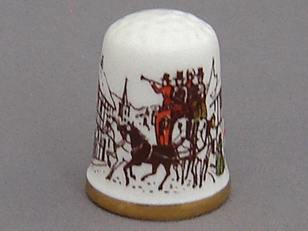 Caverswall Thimble Christmas, 1977 - Etsy