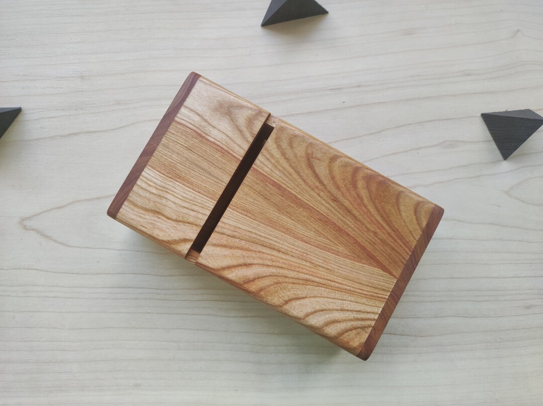 Deck Box, Cherry Wood Tarot Card Box, Tarot Box - Etsy