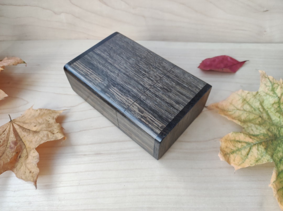 Tarot Card Box of Bog Oak Wood/deck Box - Etsy