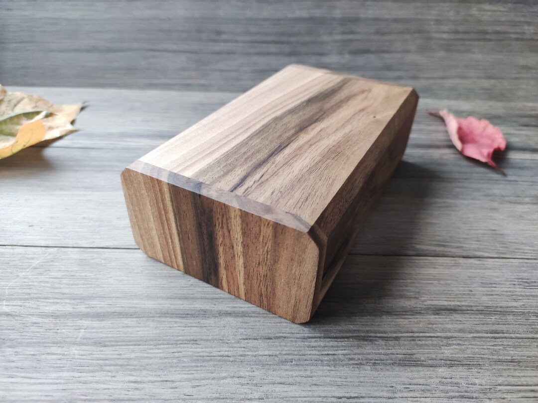 Tarot Box, Walnut Wood Tarot Card Box, Deck Box - Etsy