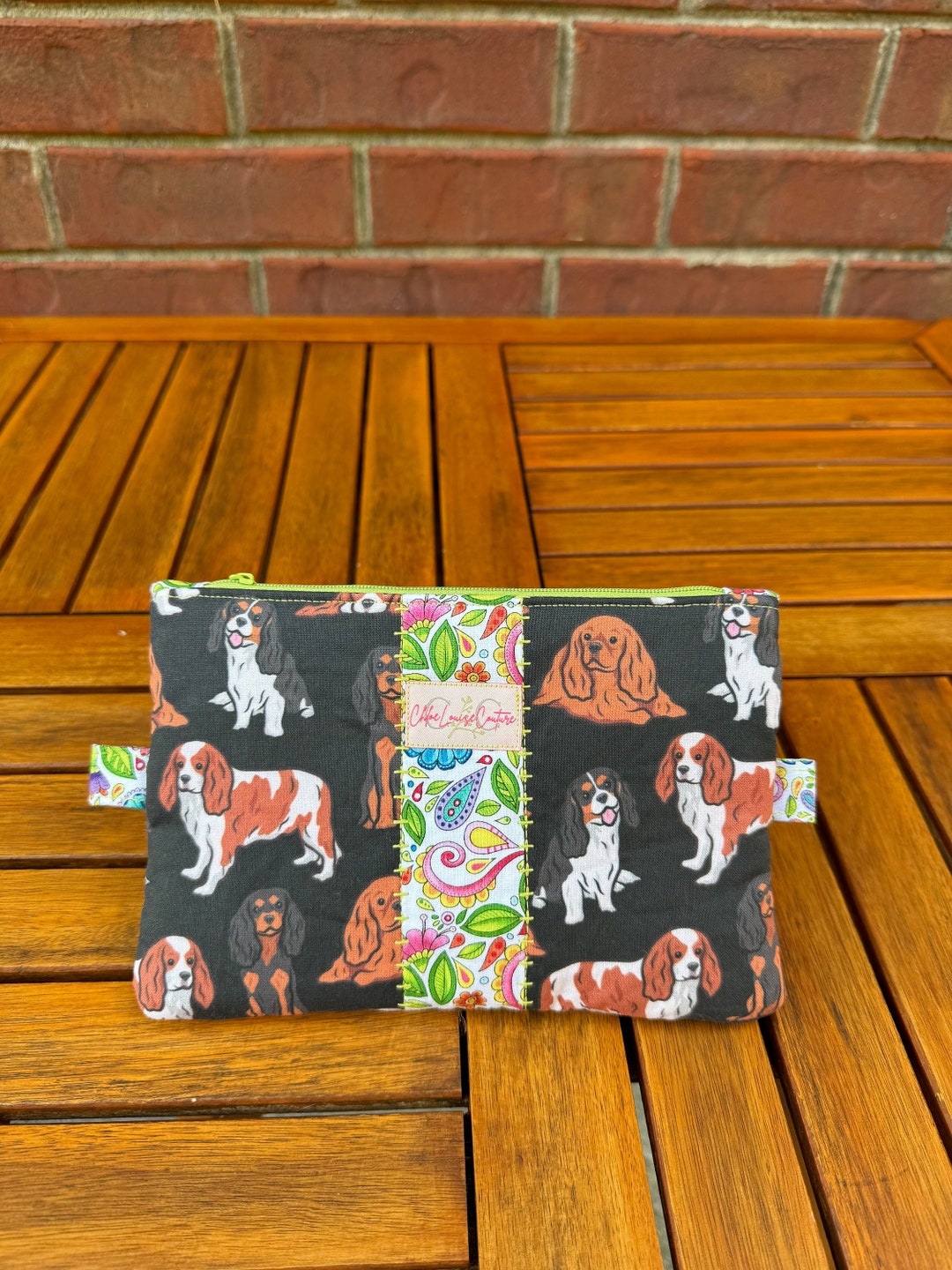 Zipper Pouch Dog Mom Zipper Pouch Modesty Pouch Cosmetic Bag Cord ...