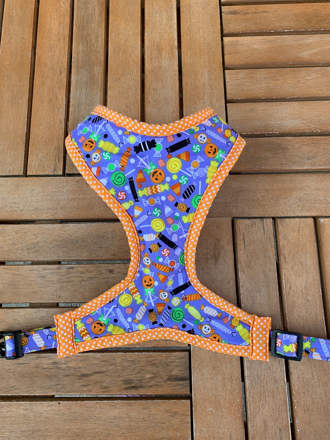 Dog Harness Fall Halloween Candy Dog Harness Adjustable - Etsy