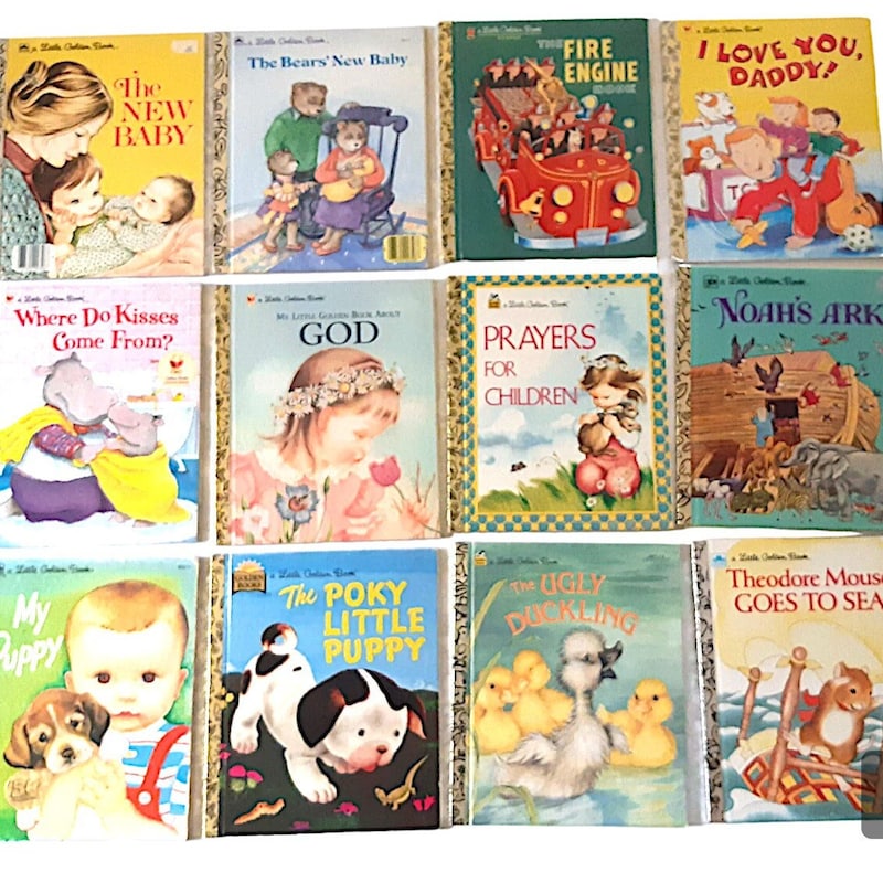 Golden Books Vintage - Etsy