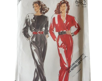 6757 New Look Sewing Pattern EASY Halter Jumpsuit and Halter Dress in ...