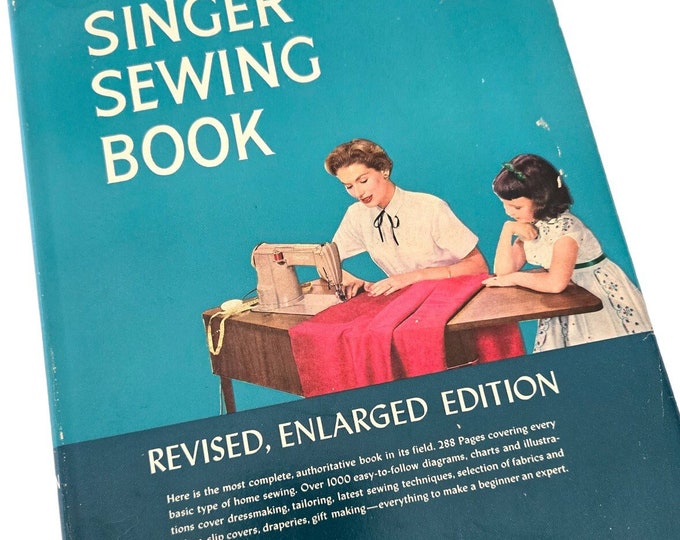 1953 SINGER SEWING Book How to Sew Step-by-step Instructions With Over ...