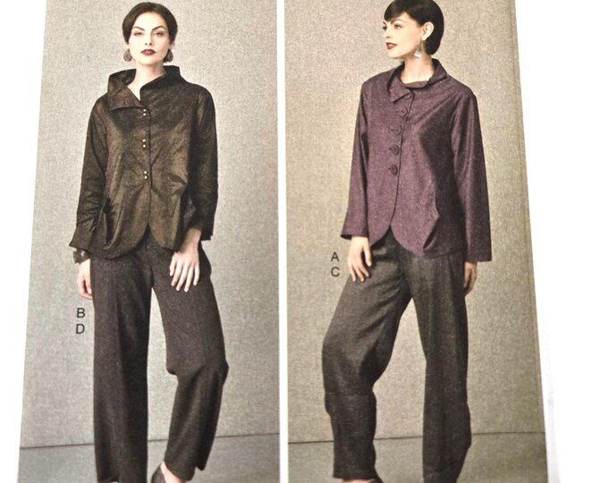 MARCY TILTON Jacket and Pants Pattern Womens Size 14 16 18 20 22, UNCUT ...