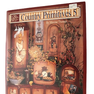 Painting Book COUNTRY PRIMITIVES 5 Folk Art Painting Instructions and ...