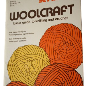 Patons 400 LEARN to CROCHET and KNIT Book Woolcraft, Instruction ...