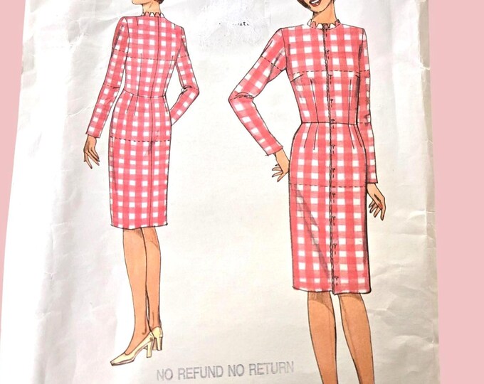 Seamstress Fitting Shell Womens Size 10 UNCUT Vogue 1004 Sewing Pattern ...
