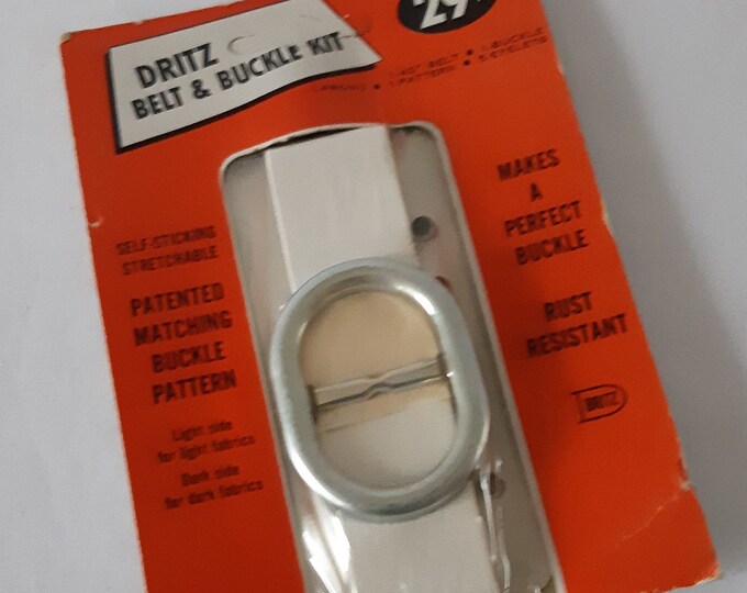 Belt and Buckle Kit by Dritz Make Your Own Fabric Covered Belt and OVAL ...