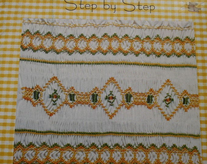 Step by Step ENGLISH Smocking Patterns Book by Sandy Hunter, Vintage ...