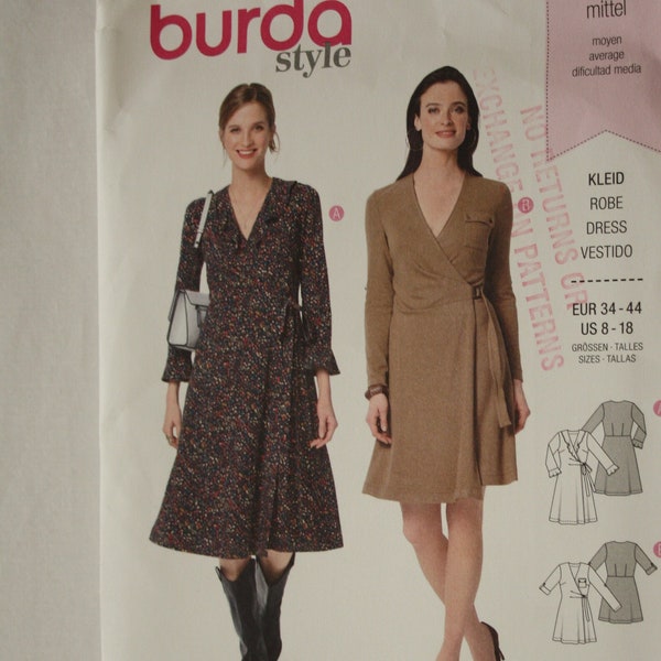 Wrap Front Dress - Etsy