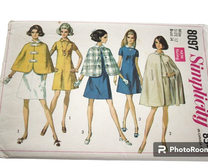 Simplicity 8097 Sewing Pattern Loose Fitting Pullover Tunic, Kimono ...