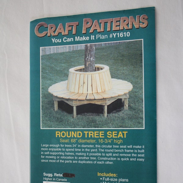 Tree Bench Plans - Etsy