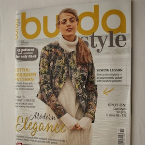 Burda STYLE Magazine ENGLISH Language November 2017 /11 Issue UNUSED ...