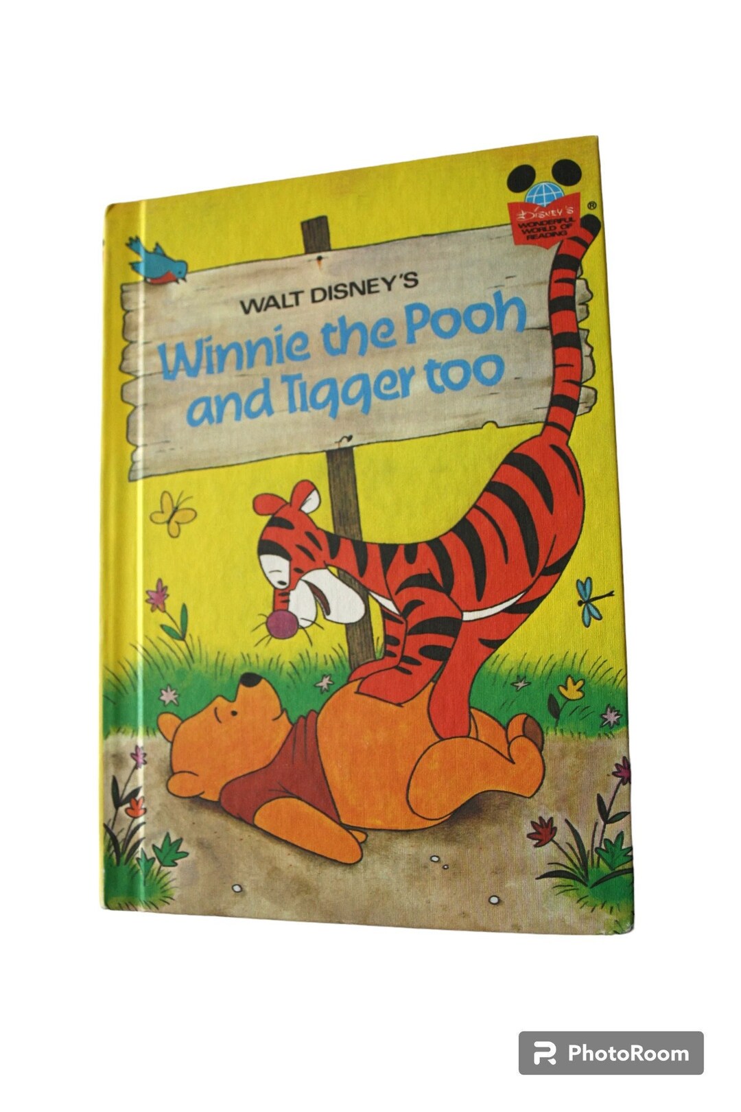 Childs BOOK Winnie the Pooh and Tigger Too Disney Wonderful World of ...