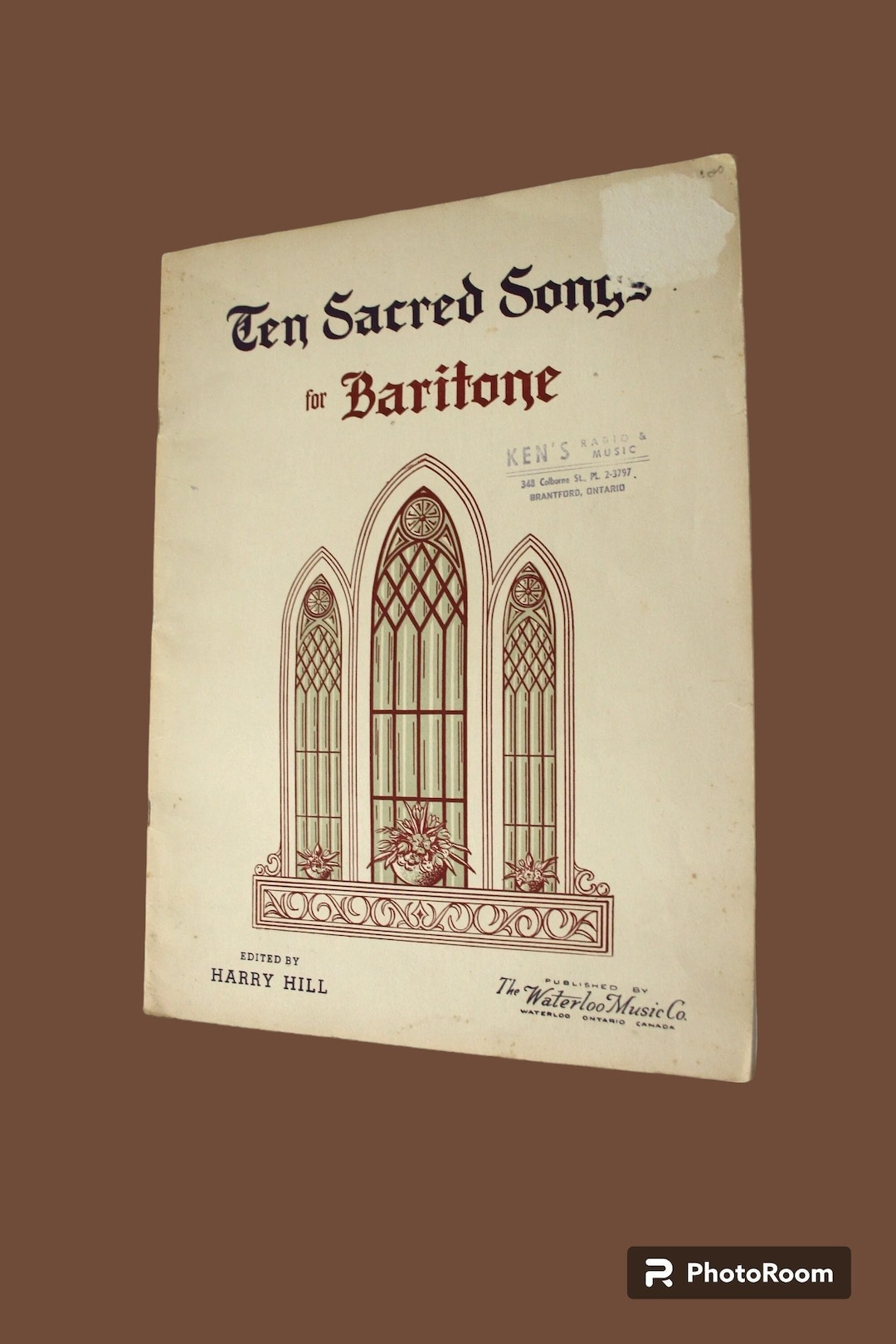 SACRED Sheet Music TEN SACRED Songs for Baritone, Music Book, Harry ...