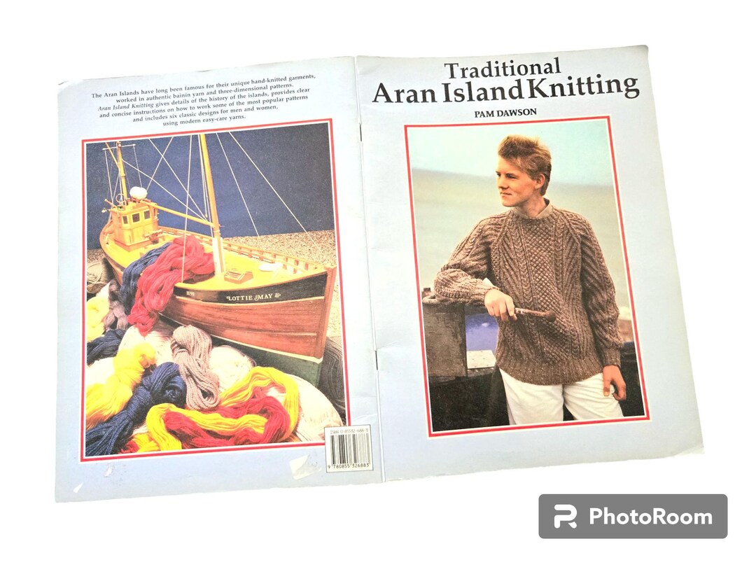 Traditional Aran Island Knitting Pattern Book by Pam Dawson, Classic Designs for Knitted ...
