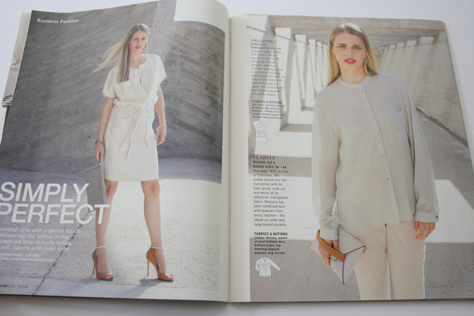 Burda Magazine STYLE Sewing Patterns ENGLISH Language April | Etsy