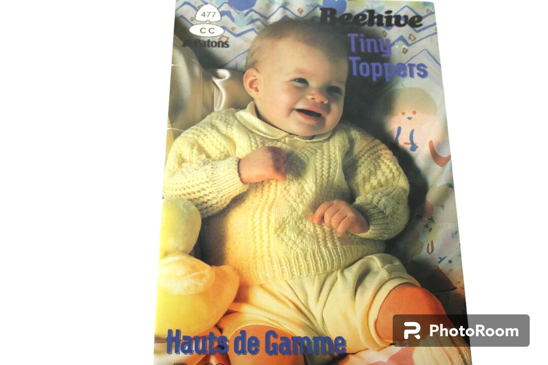 BEEHIVE Patons 477 Book Knitting Patterns for Babies, 6 Patterns ...